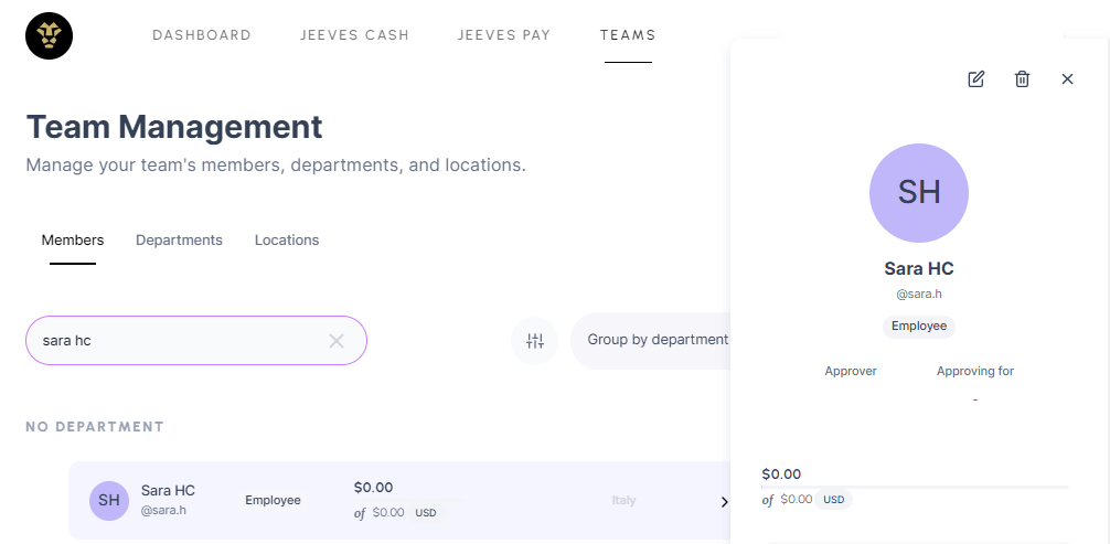 Adjust the card creation permission for your team members – Jeeves