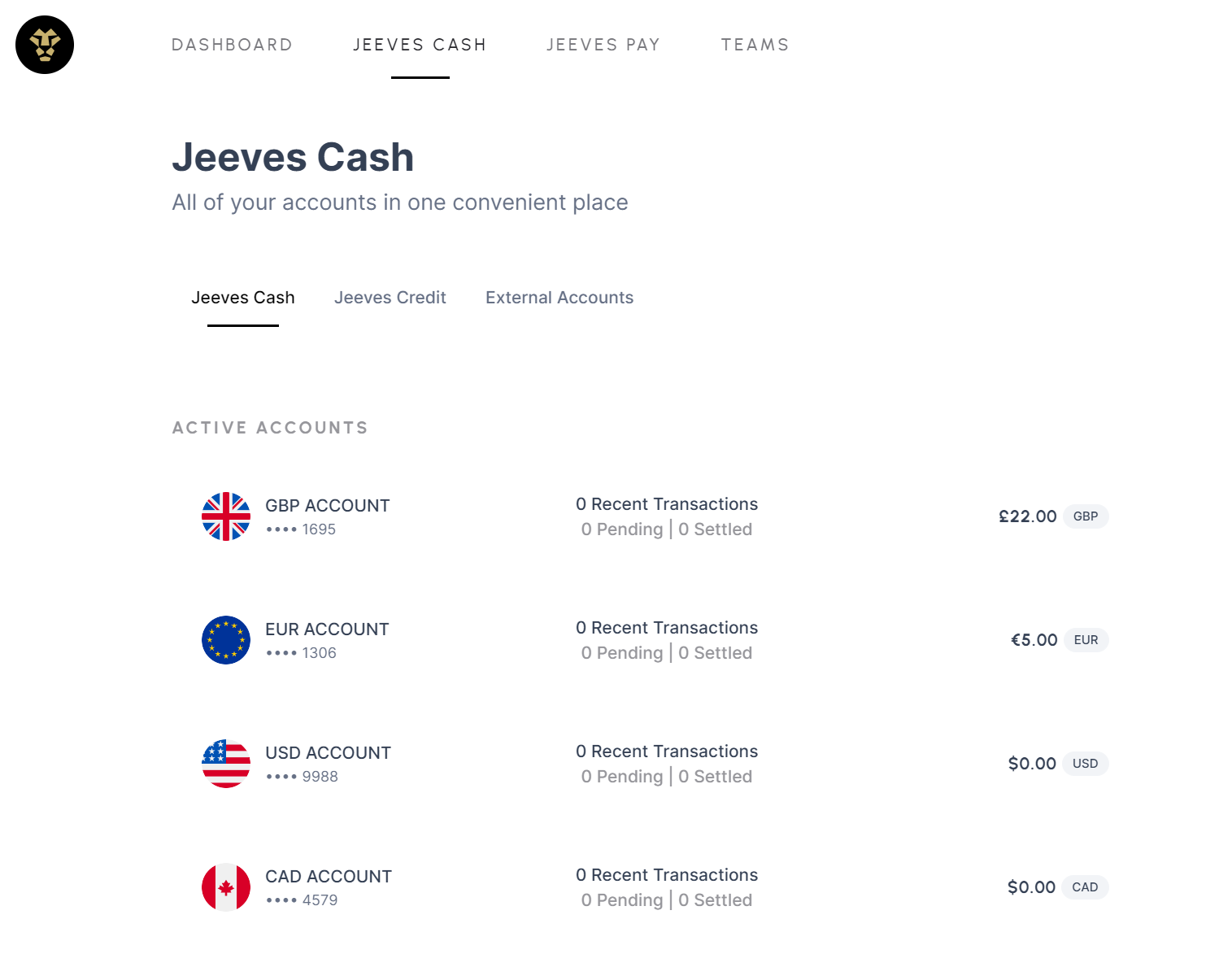 Downloading your Jeeves Statements – Jeeves